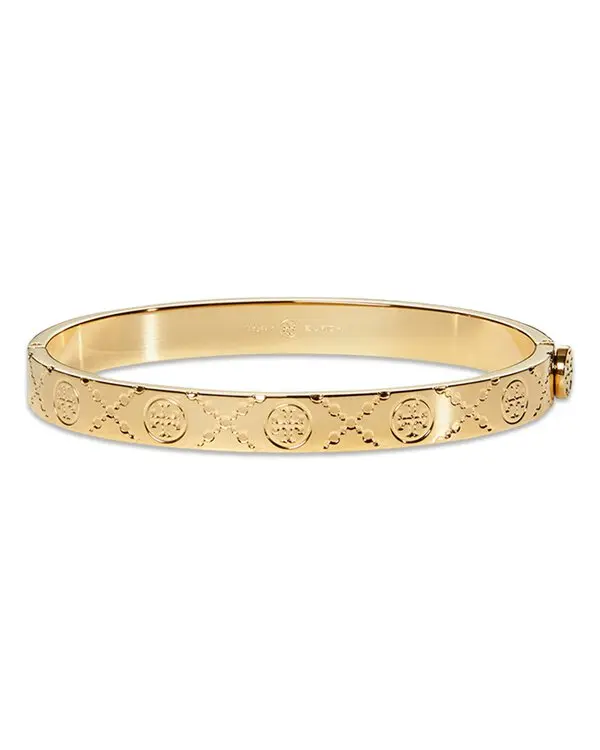 Tory Burch T Monogram Hinge Bracelet
