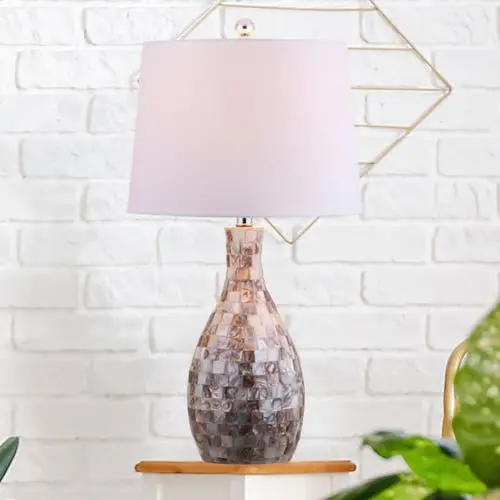 JONATHAN Y Verna 26.5" Seashell Led Table Lamp