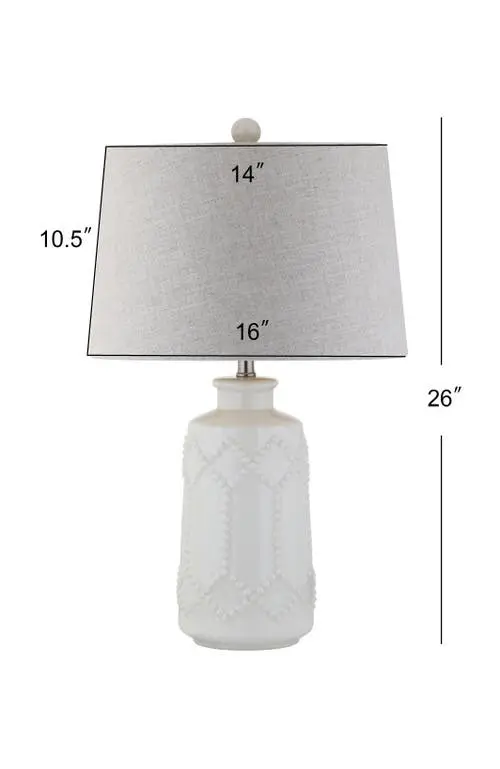 JONATHAN Y Alice 26" Ceramic Led Table Lamp