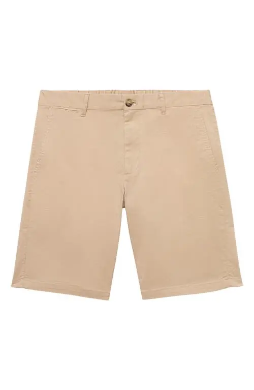 Mango Slim Fit Bermuda Chino Shorts - Beige