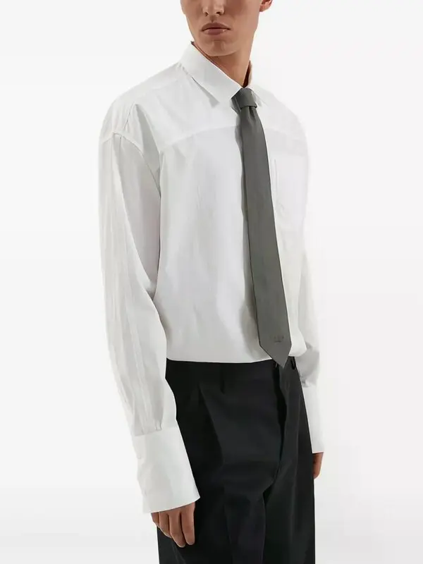 1989 STUDIO Woven Neck Tie - Grey