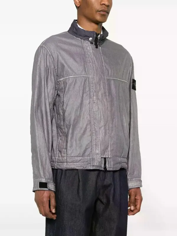 Stone Island Plated-ovd Linen Jacket