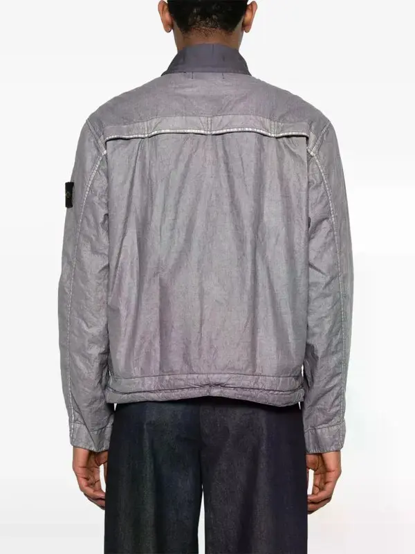Stone Island Plated-ovd Linen Jacket