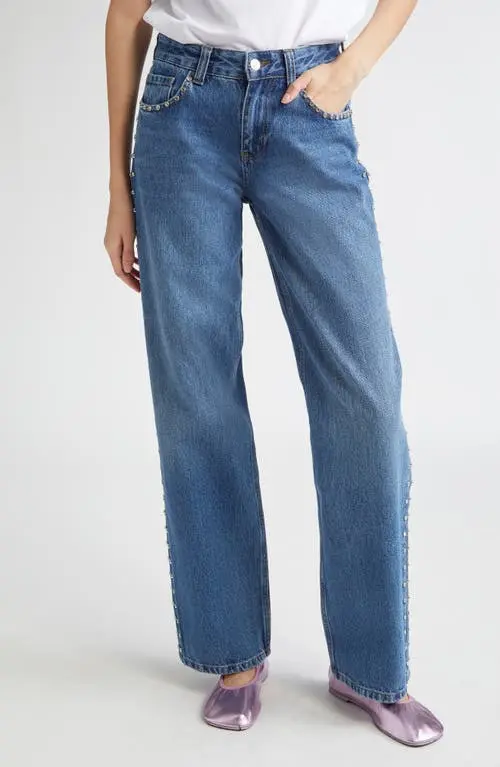 Sandy Liang Updo Low-rise Jeans