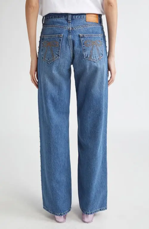 Sandy Liang Updo Low-rise Jeans