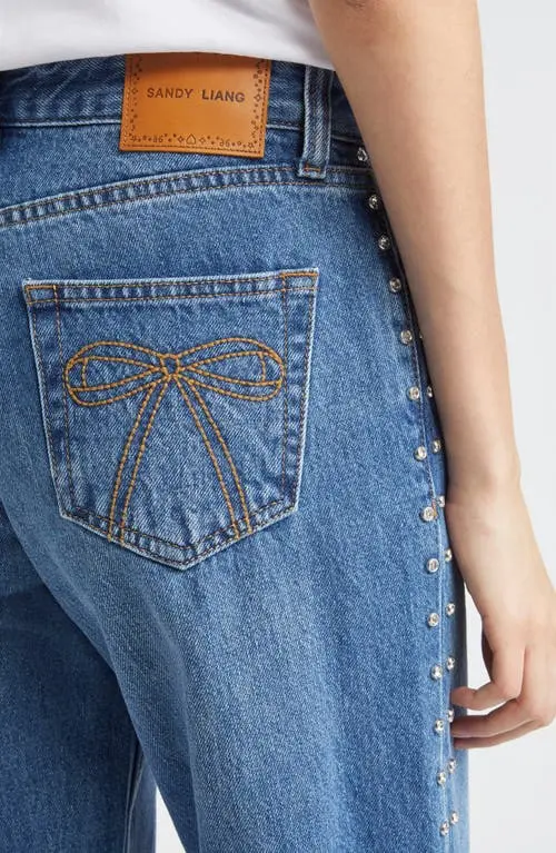 Sandy Liang Updo Low-rise Jeans