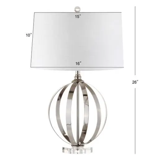 JONATHAN Y Logan 26" Metal Orb Led Table Lamp