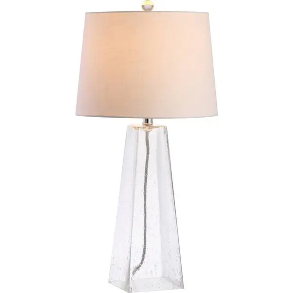 JONATHAN Y Dylan 28.5" Glass Led Table Lamp - Clear