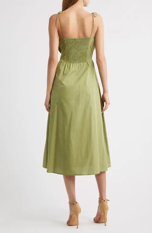 LIPSY Cotton Poplin Midi Dress