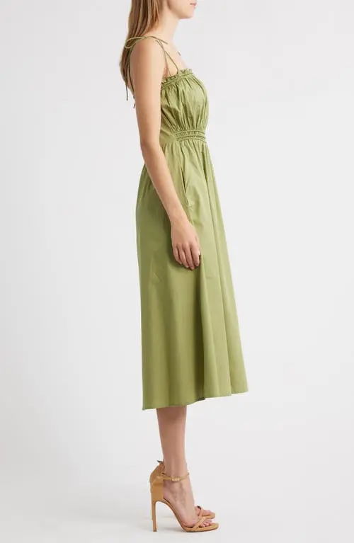 LIPSY Cotton Poplin Midi Dress