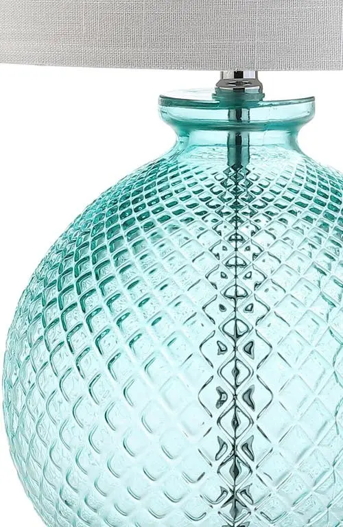 JONATHAN Y Estelle Glass And Crystal Led Table Lamp