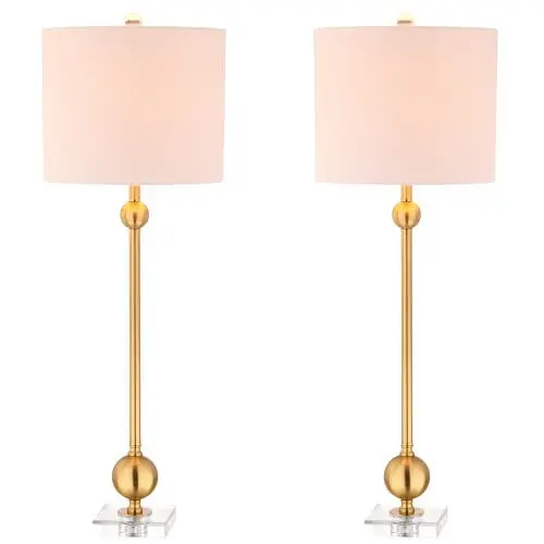 JONATHAN Y Hollis 34" Metal Led Table Lamp