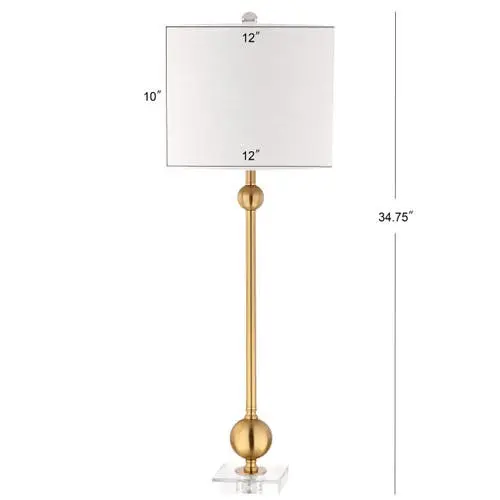 JONATHAN Y Hollis 34" Metal Led Table Lamp