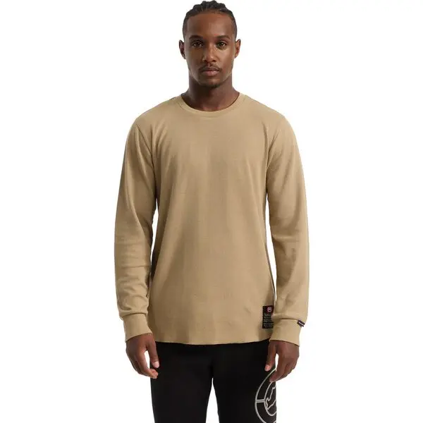 ECKO UNLTD. Pinch Me Thermal Top - Taupe
