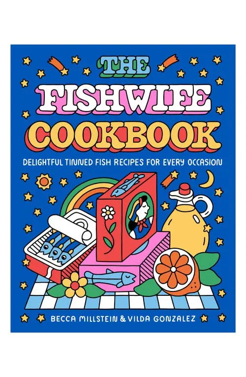 FISHWIFE TINNED SEAFOOD CO. The Fishwife Cookbook: Delightful Tinned Fish Recipes For Every Occasion' Book - Blue