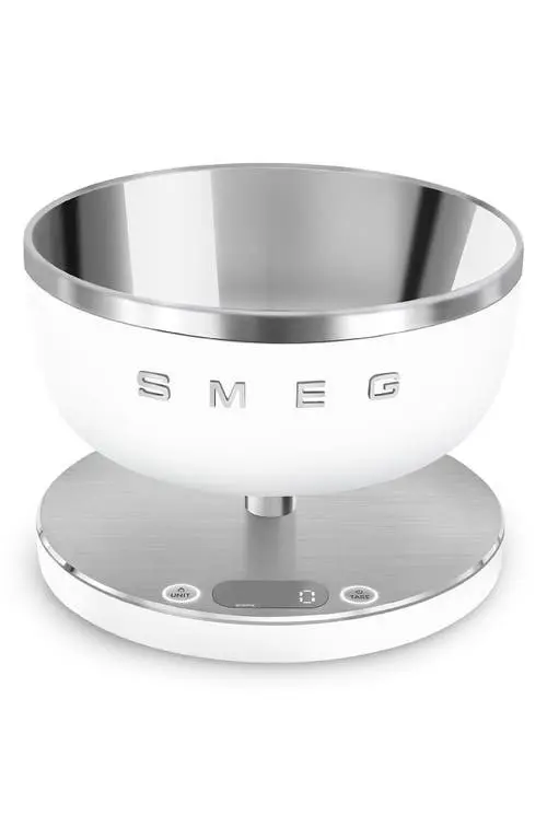 SMEG Contemporary Digital Kitchen Scale - Matte White
