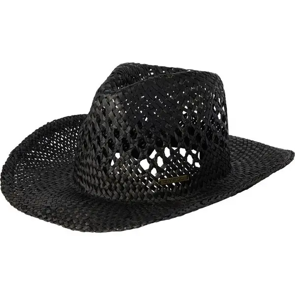 O'Neill Indio Straw Cowboy Hat - Black