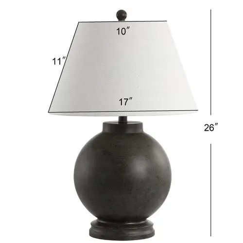 JONATHAN Y Sophie 26" Resin Led Table Lamp