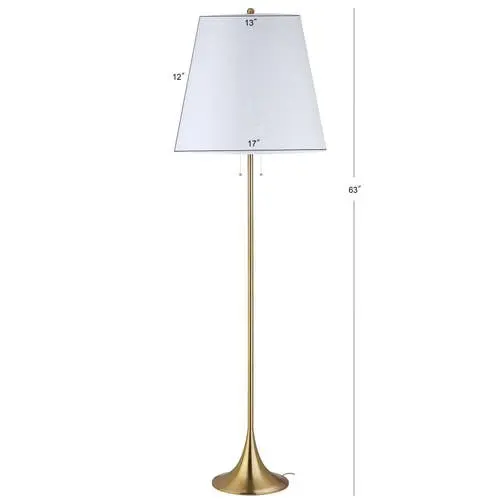 JONATHAN Y Amelia 63" Metal Led Floor Lamp