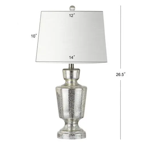 JONATHAN Y Olivia 26.5" Glass Led Table Lamp