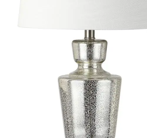 JONATHAN Y Olivia 26.5" Glass Led Table Lamp