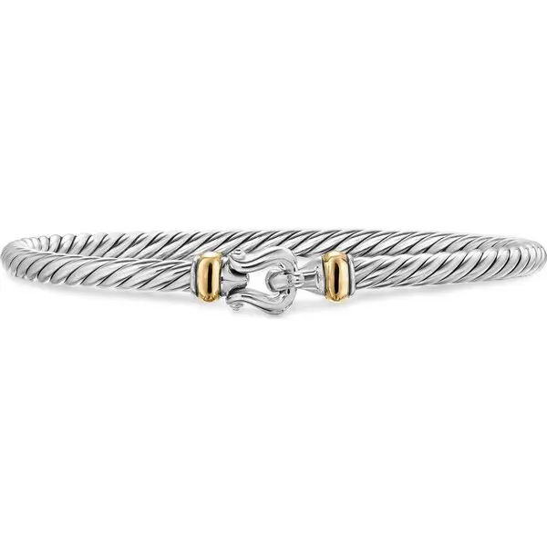 David Yurman Cable Flex Buckle Bracelet - Silver