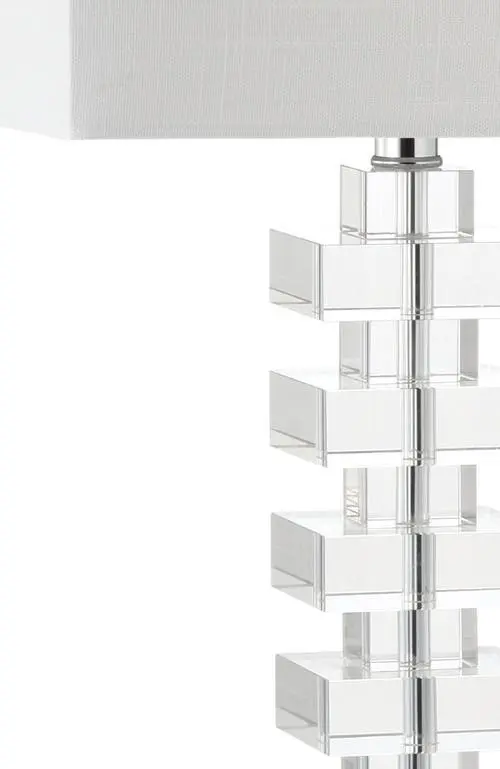 JONATHAN Y June 28" Crystal Led Table Lamp