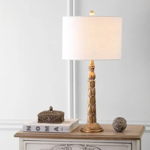 JONATHAN Y Blanche 28.7" Resin Led Table Lamp