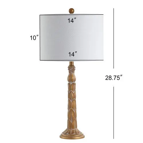 JONATHAN Y Blanche 28.7" Resin Led Table Lamp
