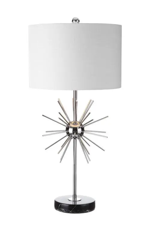 JONATHAN Y Aria 31.5" Metal/marble Led Table Lamp