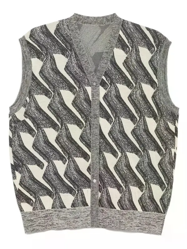 JNBY Printed Knitted Vest - Grey