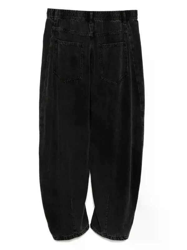CROQUIS Washed Tapered Jeans