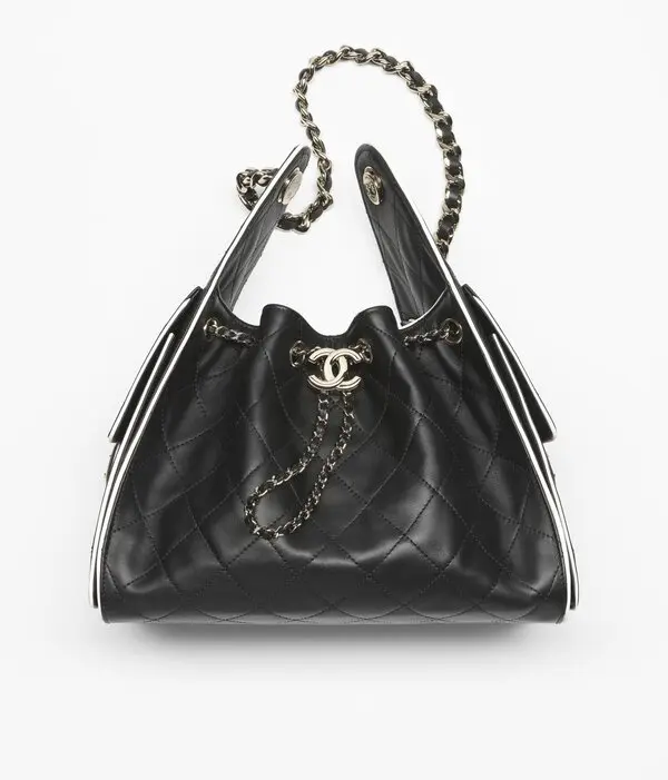 Chanel 25 Handbag - Black & White
