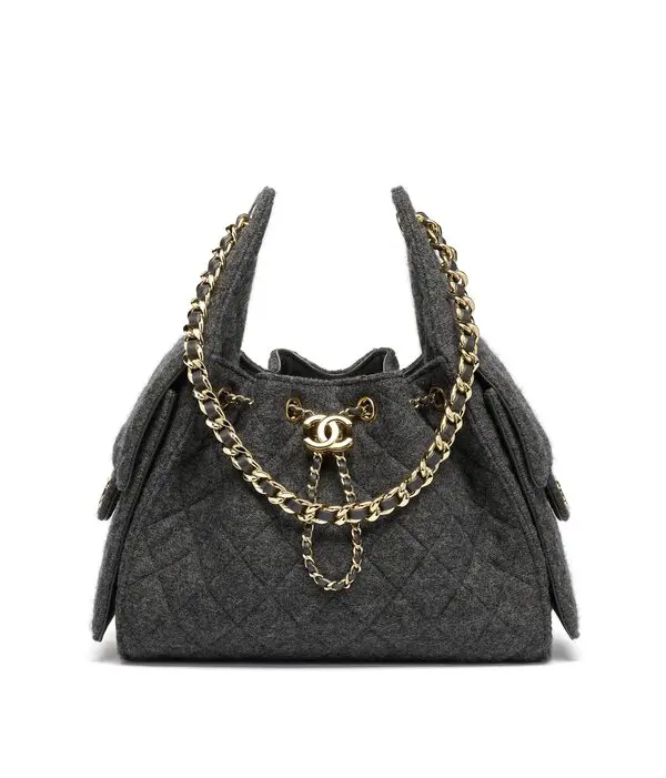 Chanel 25 Handbag - Dark Gray