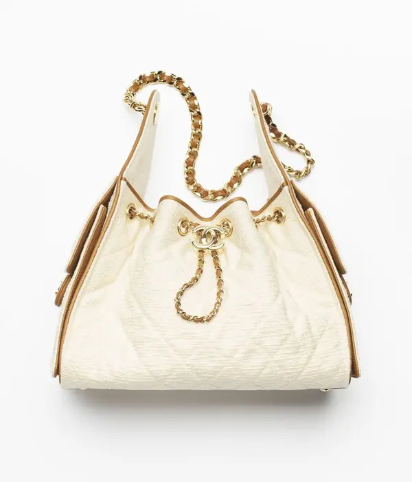 Chanel 25 Handbag - Ecru & Camel