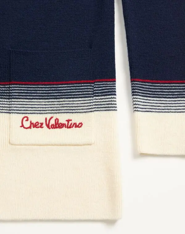 ValentinoGaravani Wool Cardigan - Navy/birch