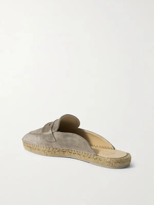 CastaÑer Nando Suede Espadrilles - Gray