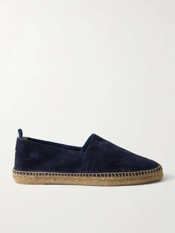 CastaÑer Pablo Suede Espadrilles - Navy