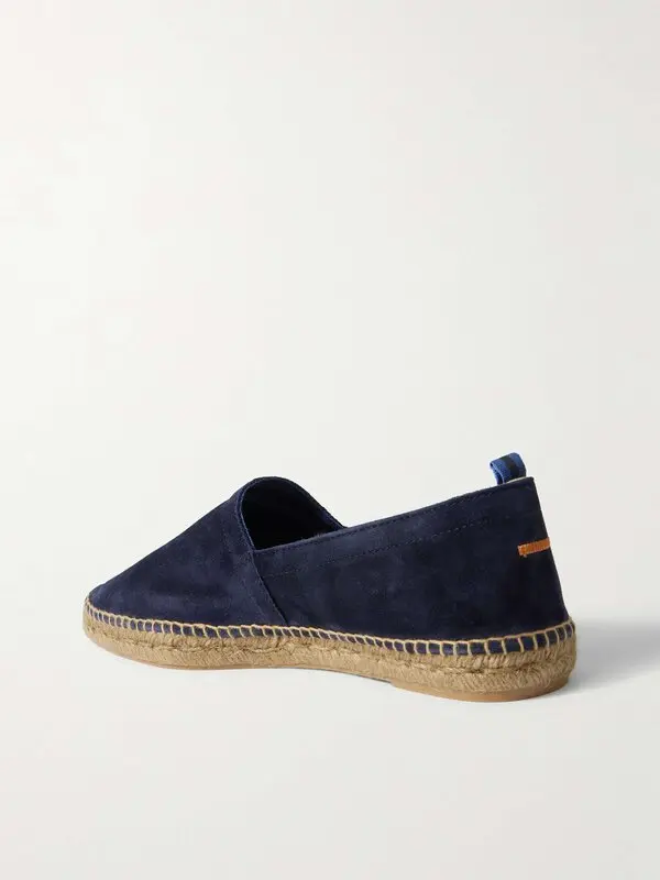 CastaÑer Pablo Suede Espadrilles - Navy
