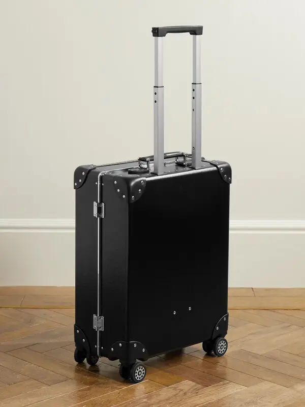 GLOBE-TROTTER - Metropolis Leather-Trimmed Carry-On Suitcase