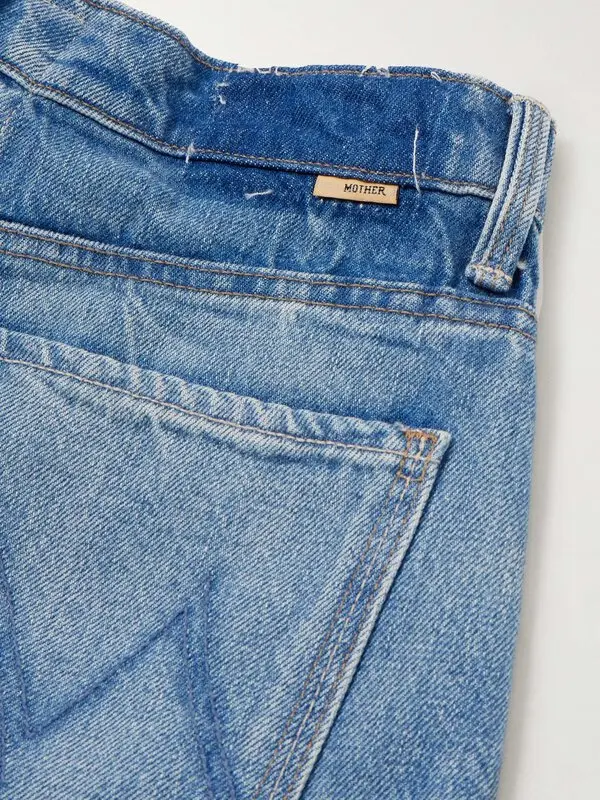 MOTHER The Whole Lot Fray Denim Shorts