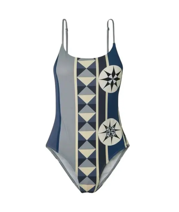 Loewe Printed Swimsuit - Blue