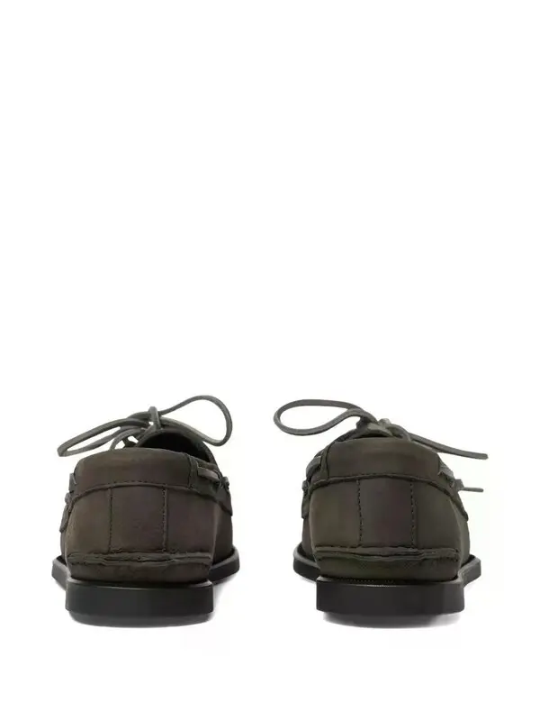 SCAROSSO Morgan Boat Shoes - Grey
