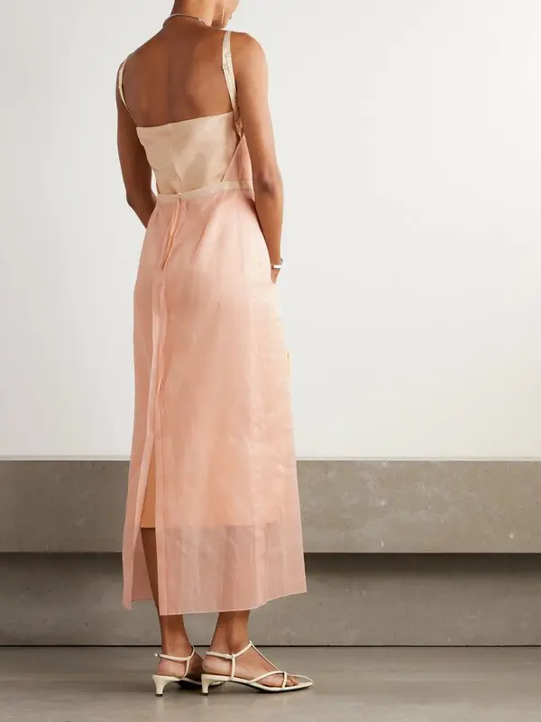 Carven Layered Cotton-gauze Gown