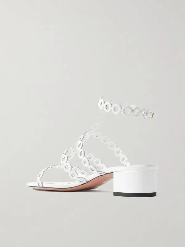 AQUAZZURA Infinity Leather Sandals