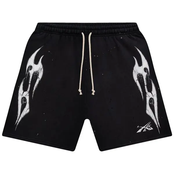 HELLSTAR Spiderweb Sport Logo Shorts - Black