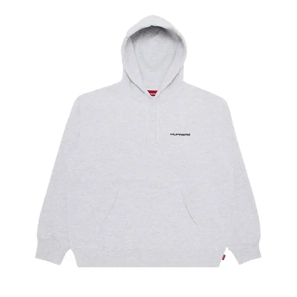 Supreme Stacked Hooded Sweatshirt - Grey