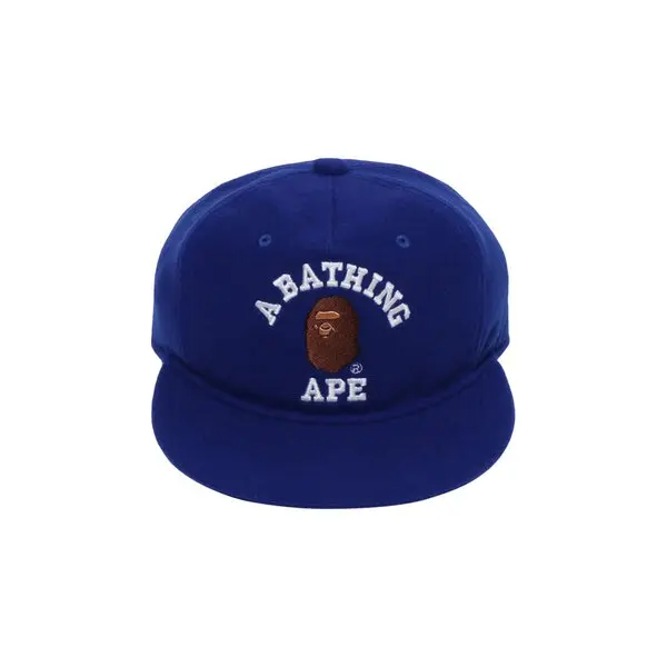 A BATHING APE College Wool Cap - Blue
