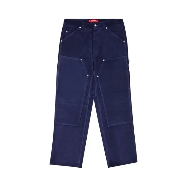 Supreme Suede Double Knee Painter Pant - Blue