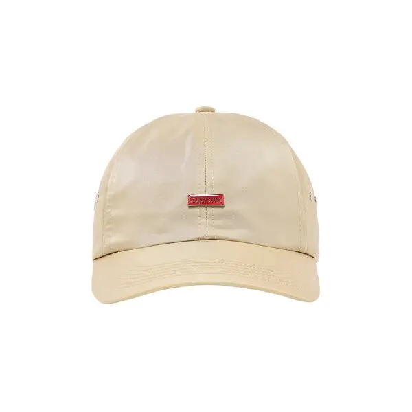 Supreme Enamel Small Box 6-panel Cap - Tan